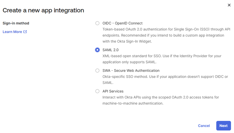 Example: Configure SAML for Identity V2 in Okta - Verint Identity ...